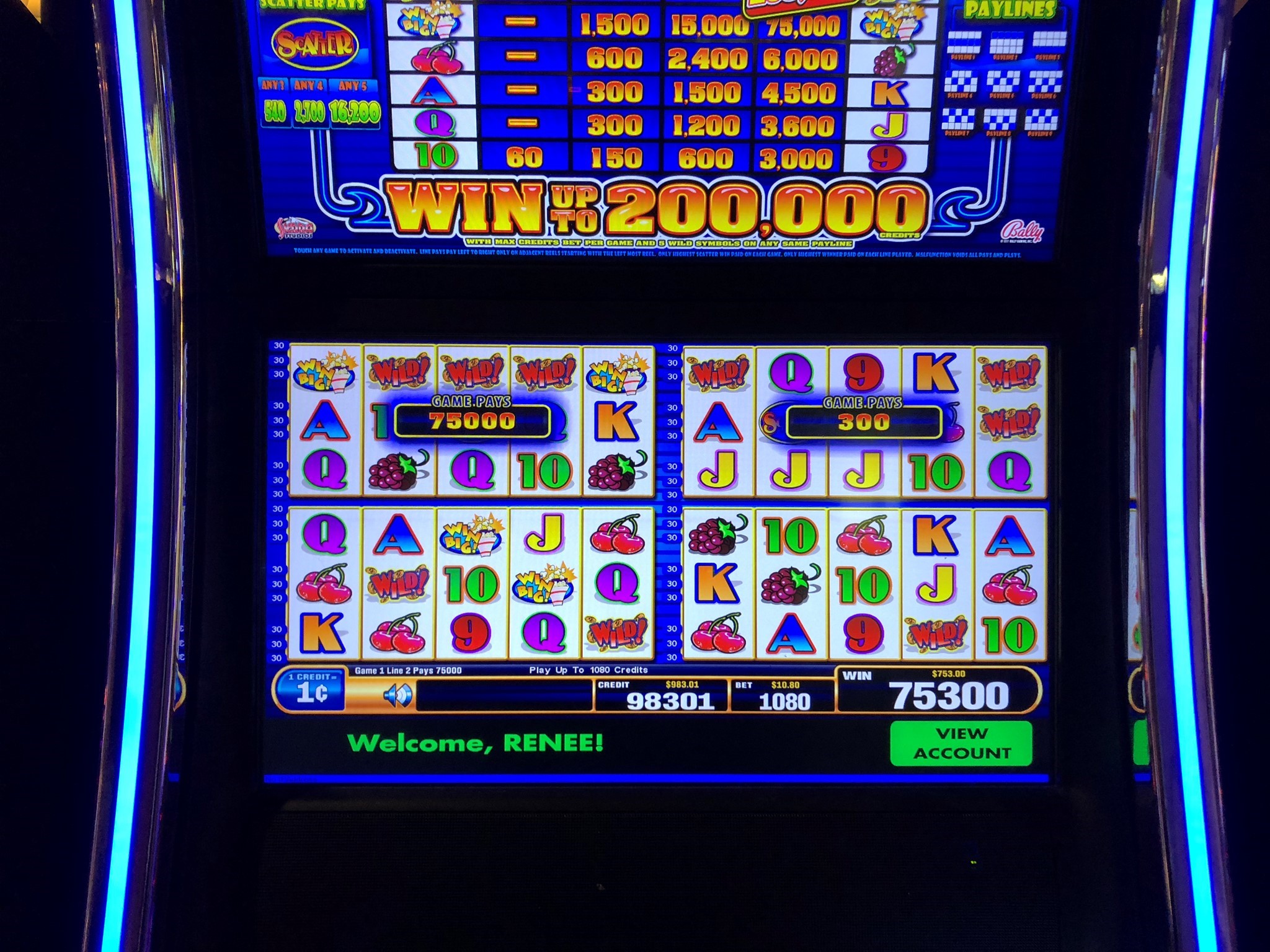 Copper Dropper Slot Machine by Bally Technologies