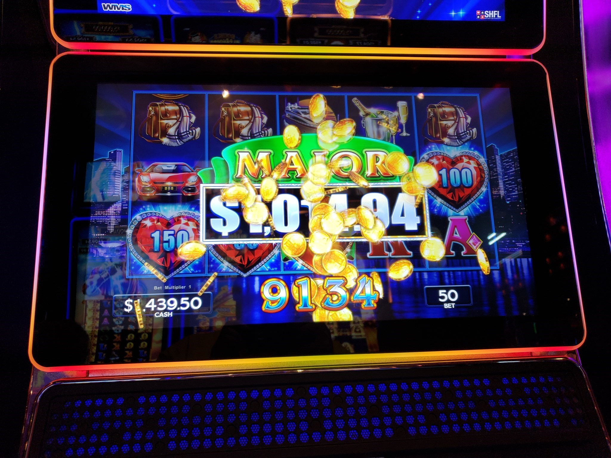 Slot Machines Onboard Carnival Dream Casino