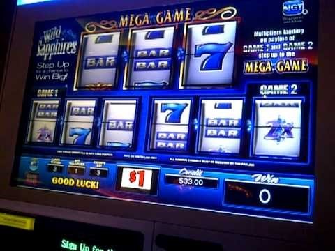 Megabucks-Fire Sapphires Slot Machine by IGT